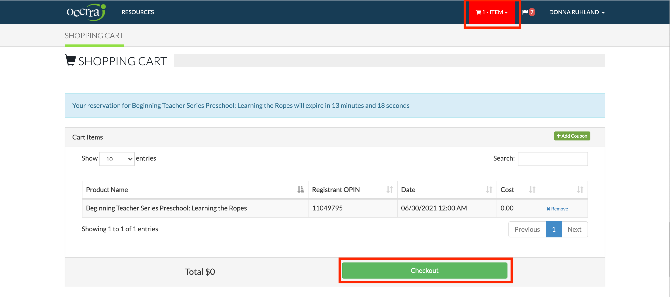 How do I register for a course as an OCCRRA member? – ZERO TO THREE